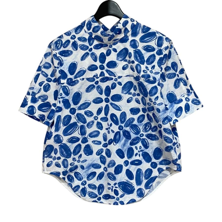 MARNI マルニ TTMA0351S1 総柄半袖シャツ ブルー サイズ：38 : カインドオルYahoo!店 - 通販 - Yahoo!ショッピング