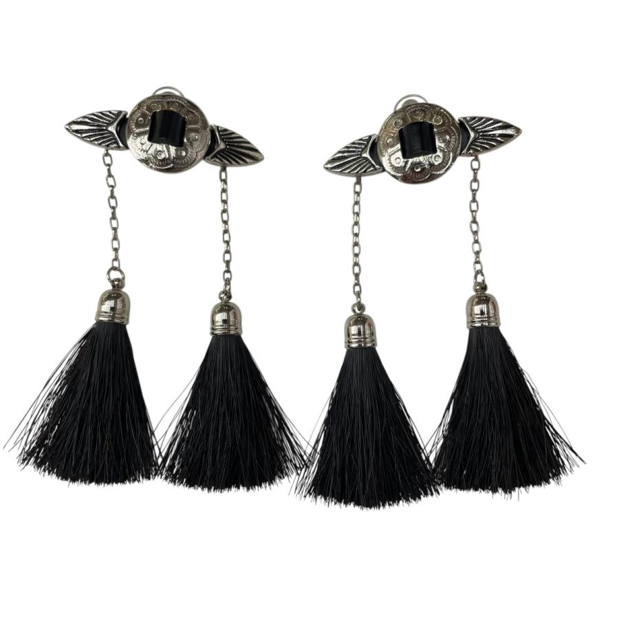 TOGA PULLA トーガプルラ コンチョフリンジイヤリング イヤリング : カインドオルYahoo!店 - 通販 - Yahoo!ショッピング