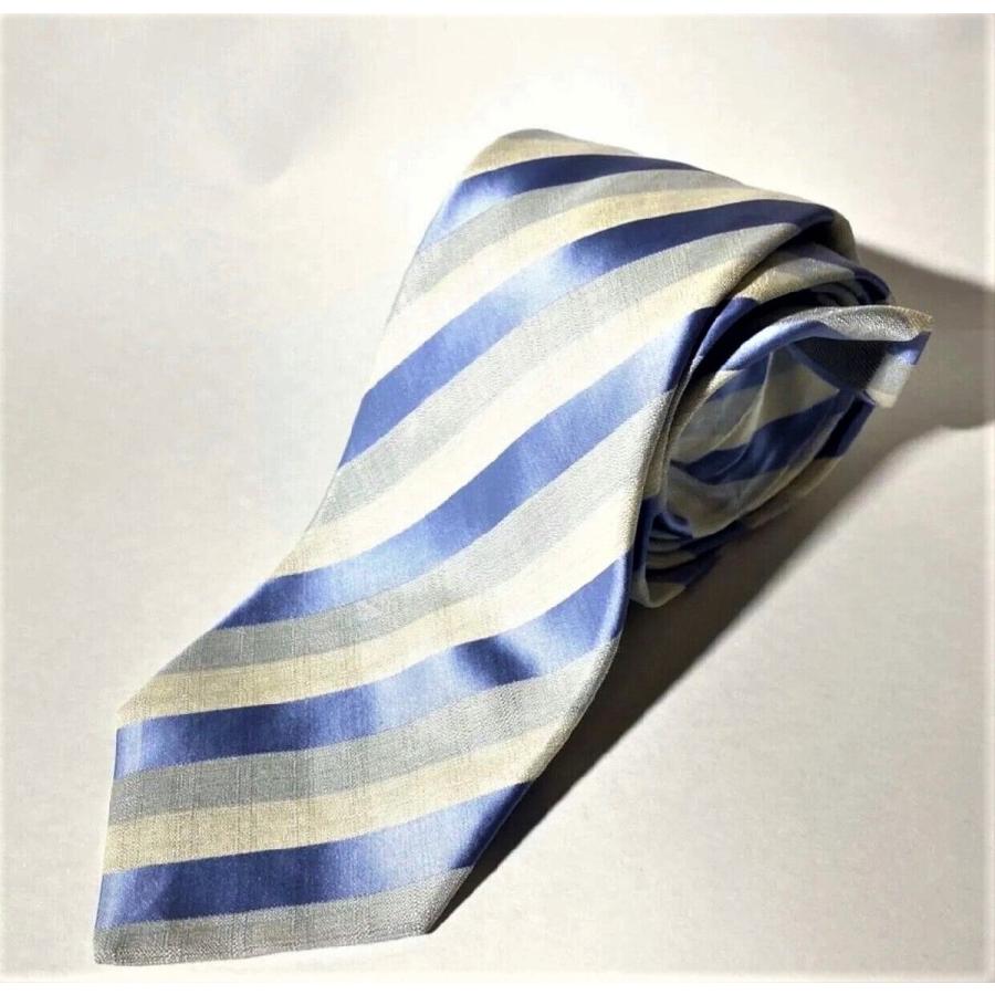 ★定価3.2万円超・着用数回の極上品★ キートン Kiton 極上シルクリネンネクタイ レジメンタルストライプ : s121 : 高級靴専門店 ...