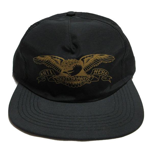 ANTIHERO ANTI HERO BASIC EAGLE SNAPBACK アンタイヒーロ アンチヒーロー ベーシック イーグル スナップバック ブラックブラウン : KINGKONG ...