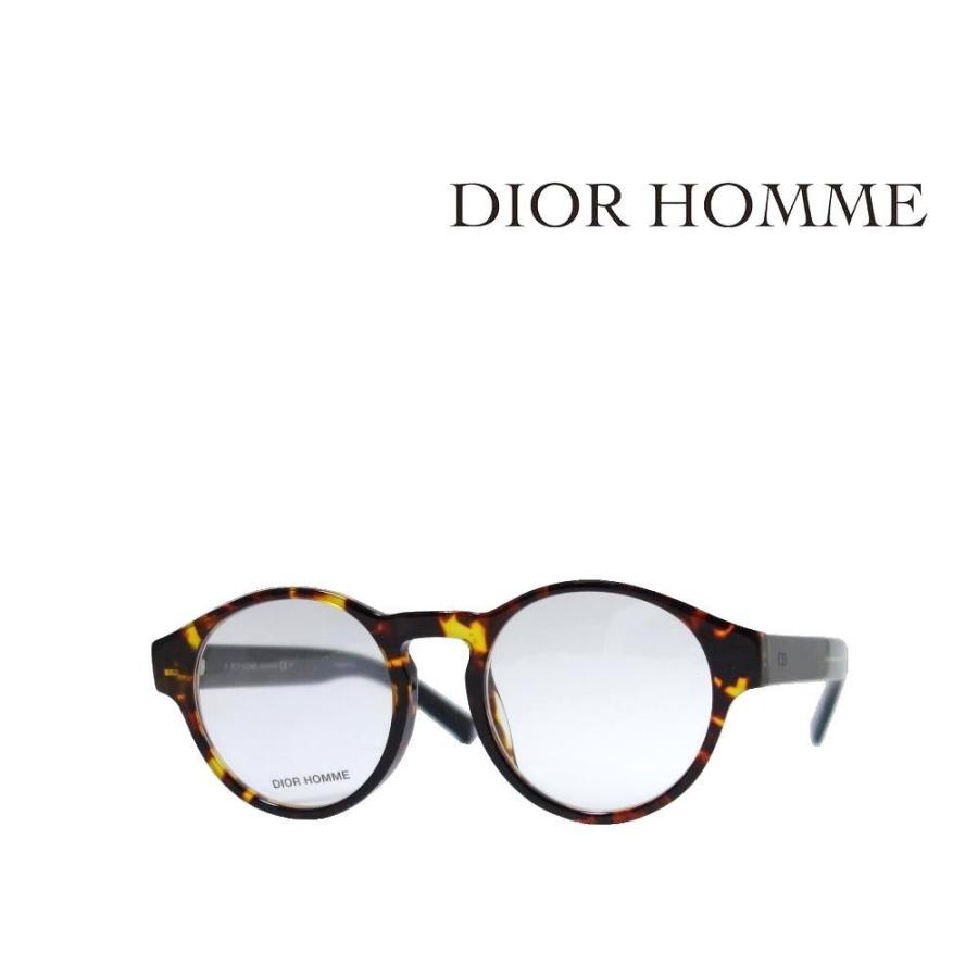 Dior HOMME 【DIOR HOMME】 ディオール オム メガネフレーム BLACKTIE245F 581 ハバナ アジアンフィット ...