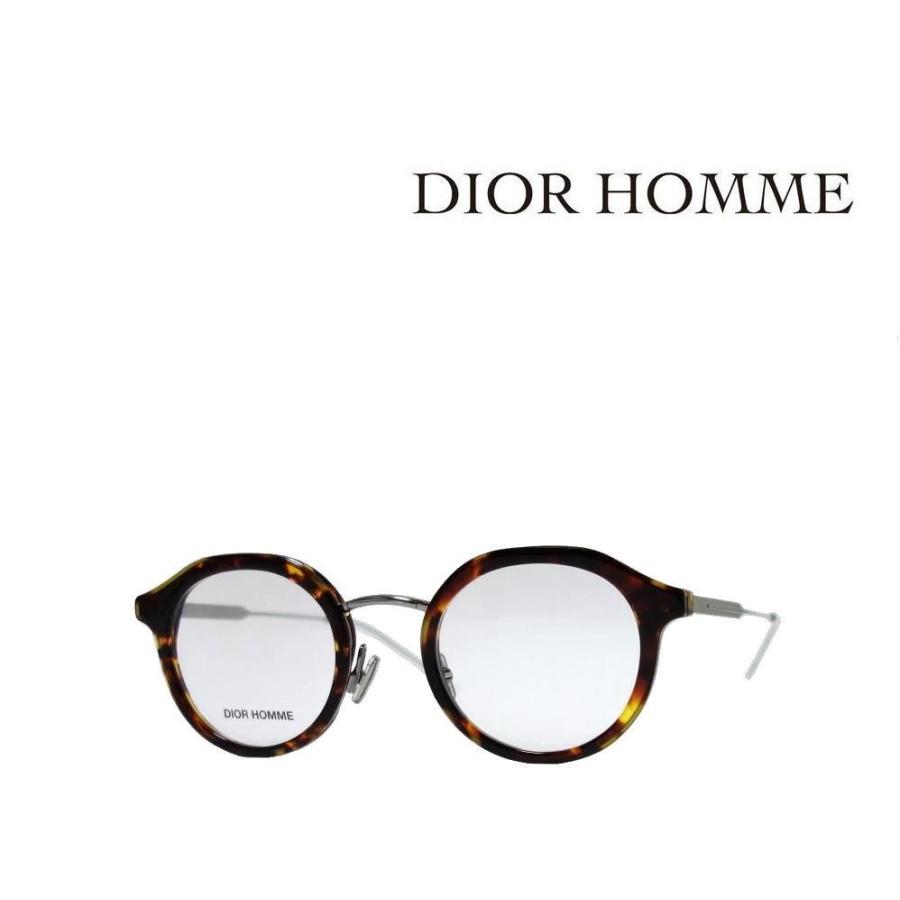 Dior HOMME 【DIOR HOMME】 ディオール オム メガネフレーム DIOR0216 581 ハバナ・グレー 国内正規品 ...