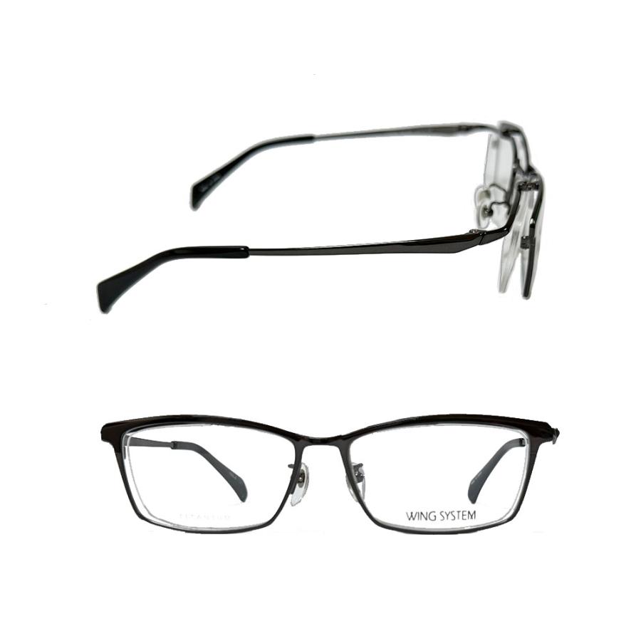 【WING SYSTEM】ウィングシステム 跳ね上げ式 複式 メガネフレーム WS-2003 col3 ガンメタル : キングラス - 通販 - Yahoo!ショッピング