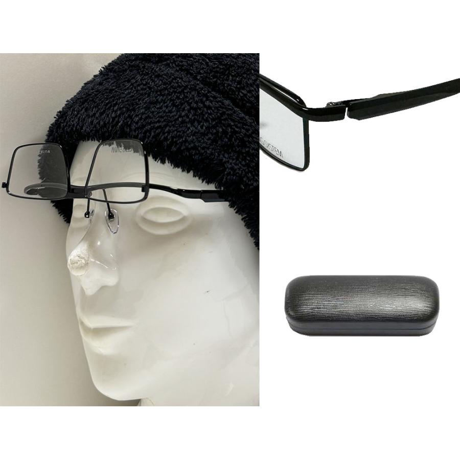 【WING SYSTEM】ウィングシステム 跳ね上げ式 単式 メガネフレーム WS-2002 col3 ブラック : キングラス - 通販 - Yahoo!ショッピング