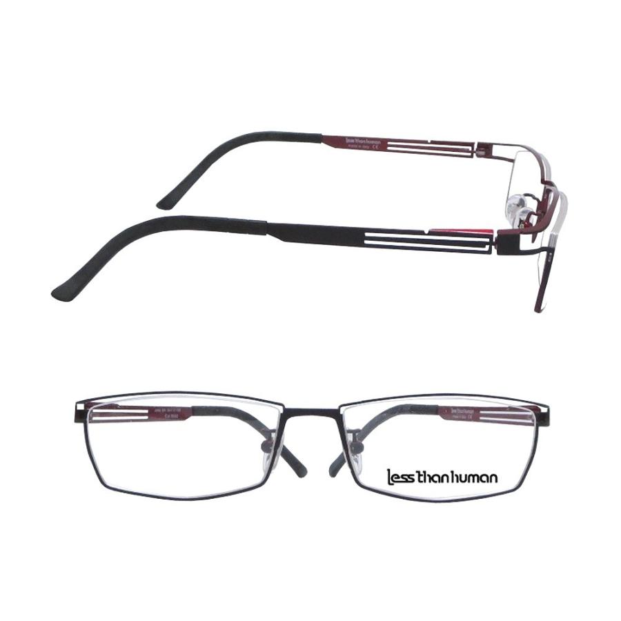 Less than human 【LESS THAN HUMAN】 レスザンヒューマン メガネフレーム John.V.N 9592 マット ...
