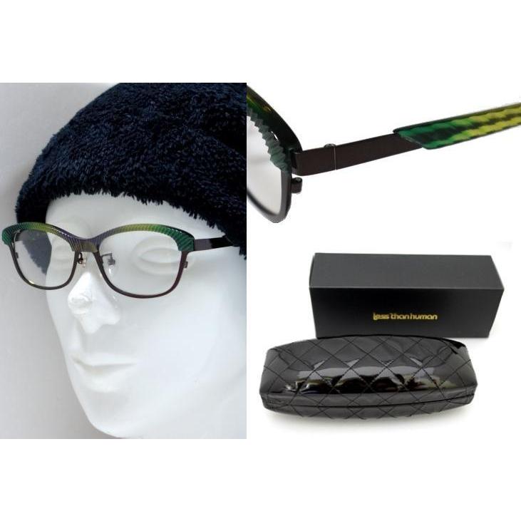 Less than human 【LESS THAN HUMAN】 レスザンヒューマン メガネフレーム SUMERAGI 9610 ブラウン ...