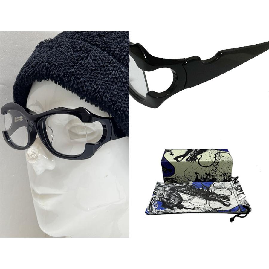 【Monkey Flip】 モンキーフリップ メガネフレーム 25th Anniversary 破 C1 ブラック : mmf124 : キングラス - 通販 - Yahoo!ショッピング