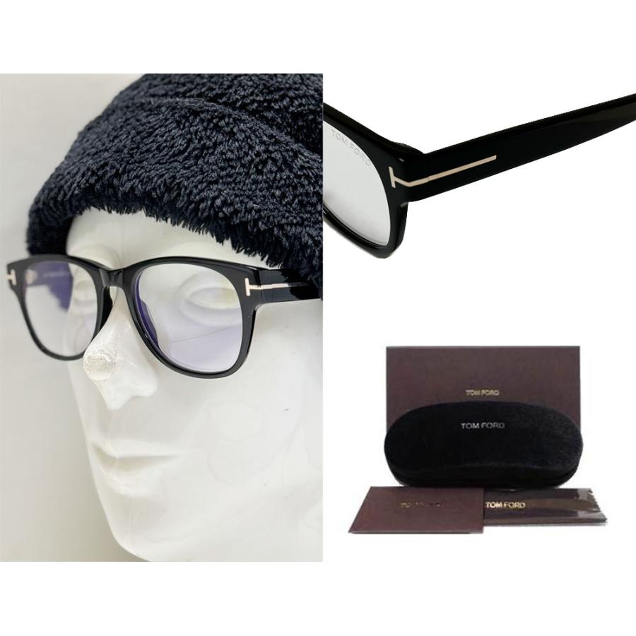 TOM FORD EYEWEAR 【TOM FORD】トム フォード メガネフレーム TF5898-B/V 001 ブラック ブルーライト ...