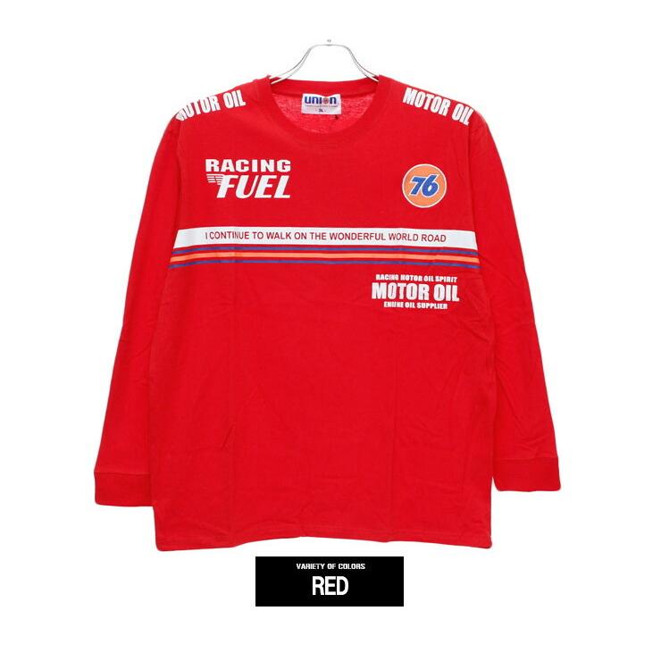 76 Lubricants(ナナロク) 長袖 Tシャツ メンズ 大きいサイズ ロゴ