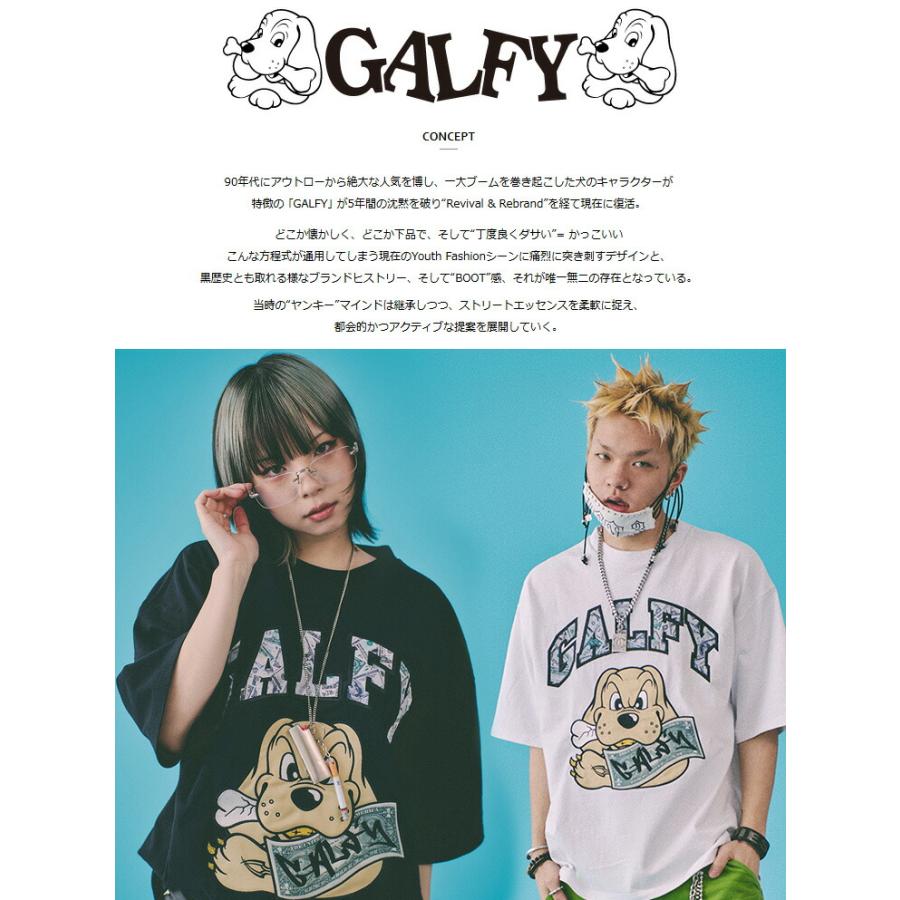 GALFY GALFY(ガルフィー) 半袖 Tシャツ メンズ ビッグシルエット ガル札 ロゴ プリント カットソー かわいい 犬 ドッグ トップス : 大きいサイズのメンズ服専門店 ...