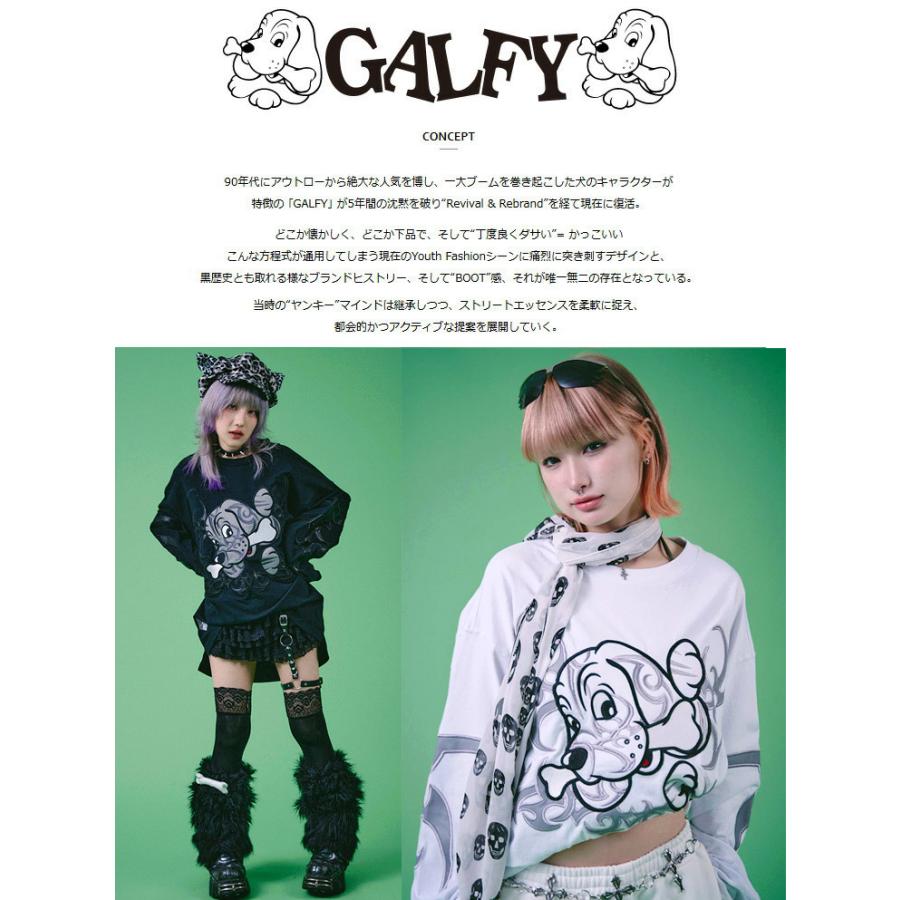 GALFY 【送料無料】 GALFY(ガルフィー) 長袖 Tシャツ メンズ ビッグシルエット トライバル柄 ロゴ プリント カットソー かわいい 犬 ドッグ トップス : KINGMAN ...