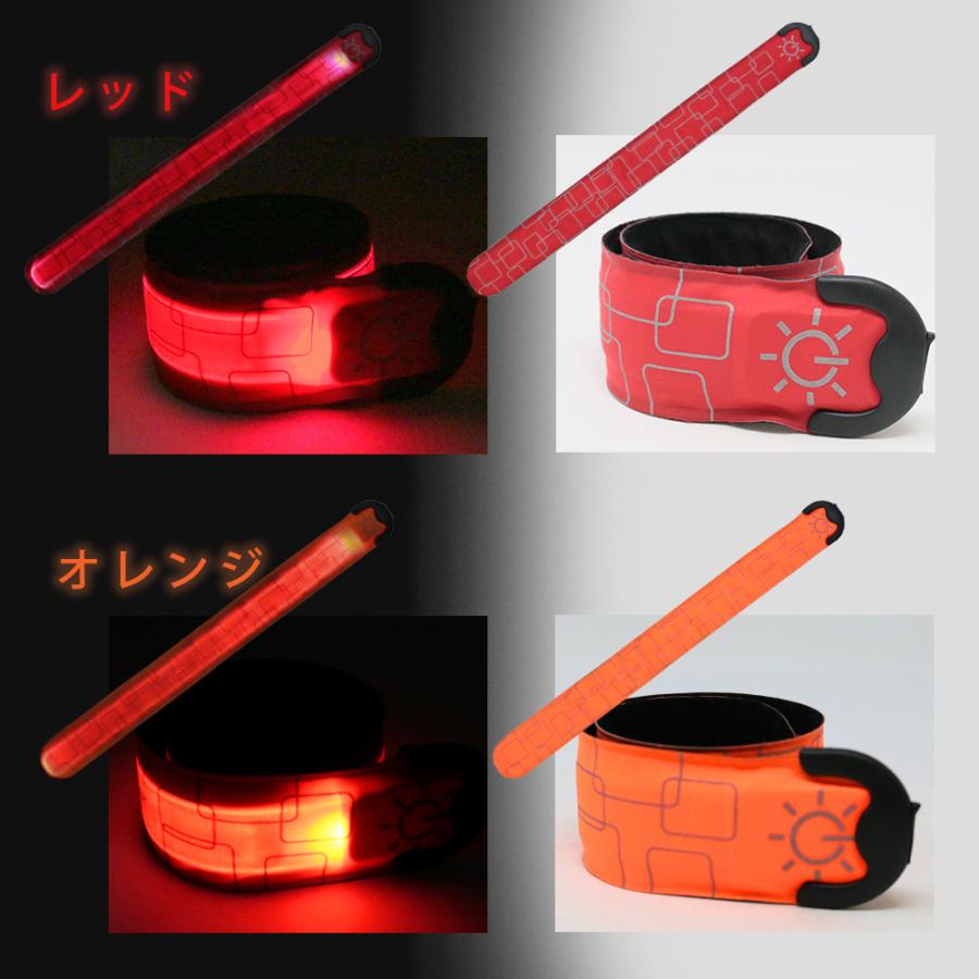 mitas LED ランニング ライト USB 充電 光る アームバンド 反射 夜 安全 安全対策 ナイトラン リストバンド 男女兼用 ジョギング ウォーキング 散歩 通学 :10141 ...