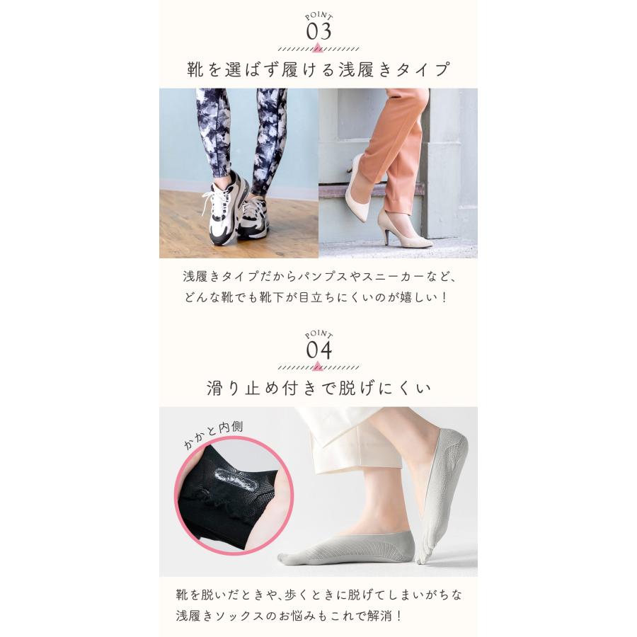 5本指ソックス レディース 滑り止め 夏用 4足+1足 おまけ付き 5足 フットカバー 靴下 浅履き ヨガ MILASIC ポイント消化 : キングmitas - 通販 - Yahoo!ショッピング