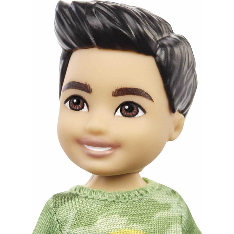 MATTEL（マテル） バービー「クラブ チェルシー」 男の子ドール カモフラ柄 シャツ ブルネット [MATTEL/GXT37 /ケン 人形 ...