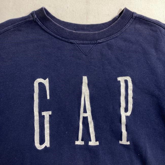 GAP OLD GAP スウェット 90's vintage 長袖 トレーナー 裏毛 クルーネック フロントプリント ブランドロゴ 古着 :1n3170524:KINJI - 通販 ...