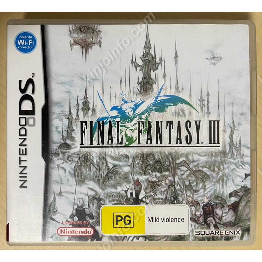 Final Fanstasy III（ファイナルファンタジーIII）【中古美品・完品・ DS欧州版】 : kinjoinfoヤフー店 - 通販 ...