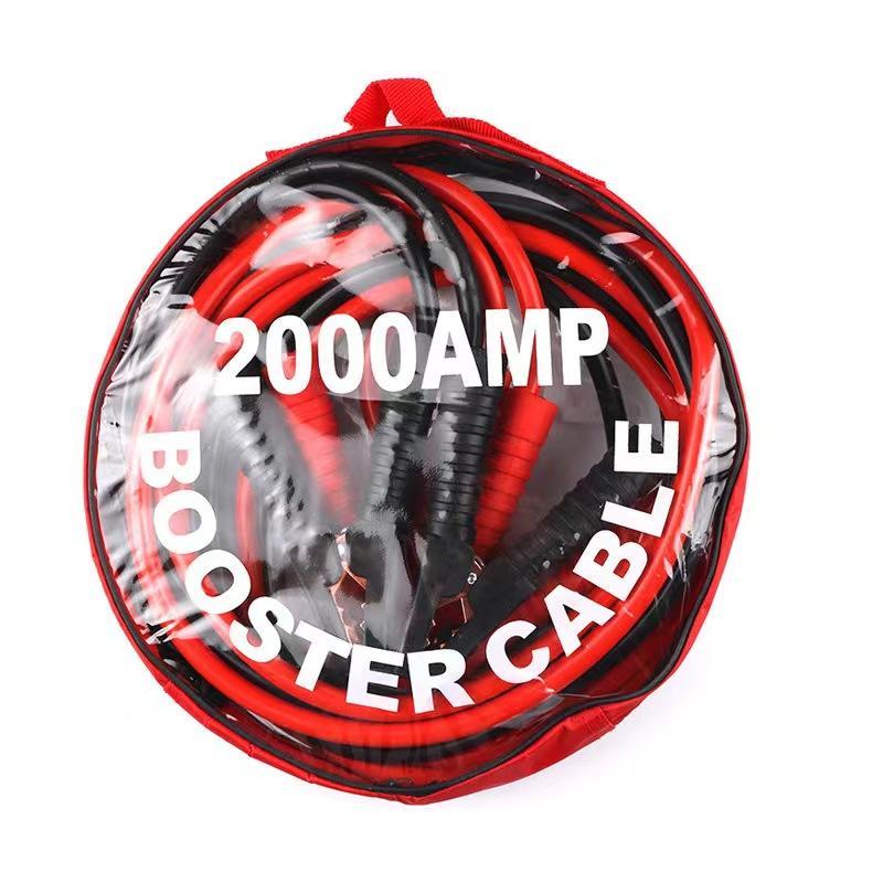 車 ブースターケーブル 4m 12v 24v 対応 大型車 2000A 絶縁カバーバッテリーあがり 救護 緊急 対策 カー用品 : 金城商店 - 通販 - Yahoo!ショッピング