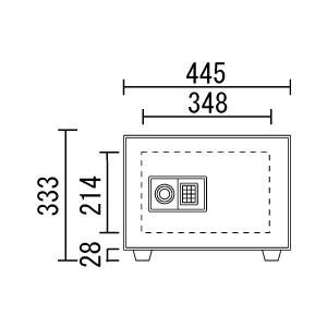日本アイ・エス・ケイ 1時間耐火 ホテル金庫 貴重品保管庫 テンキー KS-20E-FH : 金庫屋 Yahoo!店 - 通販 - Yahoo!ショッピング