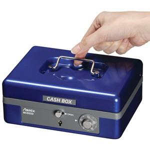 Asmix アスミックス 手提げ金庫 M ダイヤル錠 硬貨/小物一体型トレー MCB320 : 金庫屋 Yahoo!店 - 通販 - Yahoo!ショッピング
