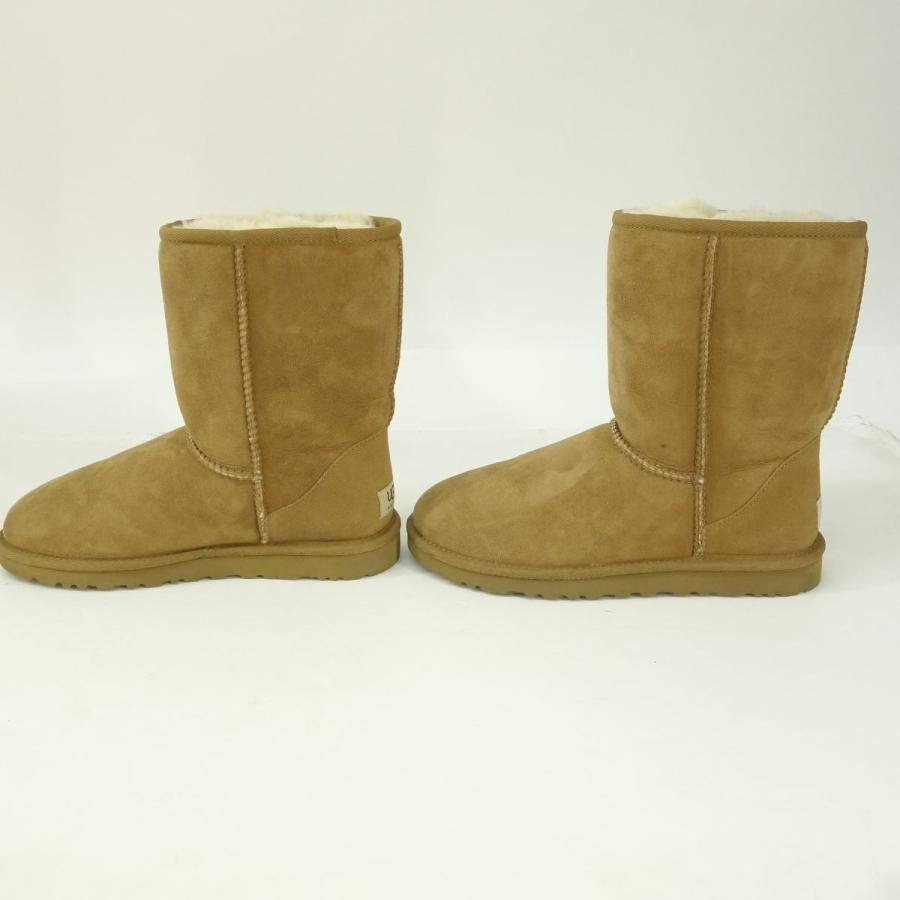 UGG アグ W CLASSIC SHORT クラシックショート シープスキンブーツ 5825 チェスナット US6 23cm レディース 箱有 ※中古 : お宝ストア - 通販 ...