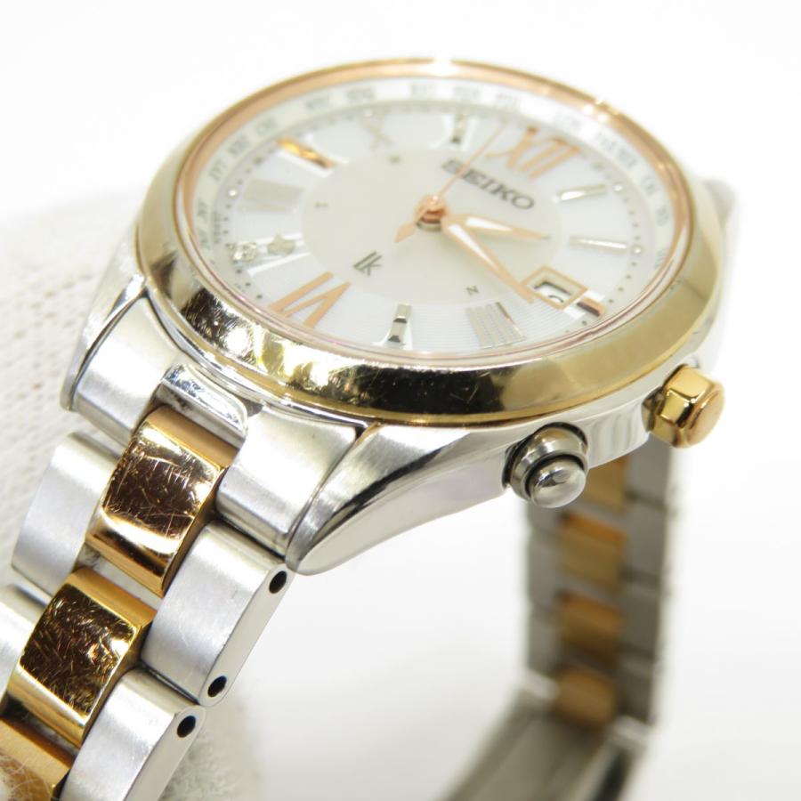 SEIKO セイコー LUKIA ルキア レディダイヤ SSQV040 1B35-0AA0 ソーラー電波 腕時計 ※中古 : 158s-220630-ym014 : お宝ストア - 通販 ...