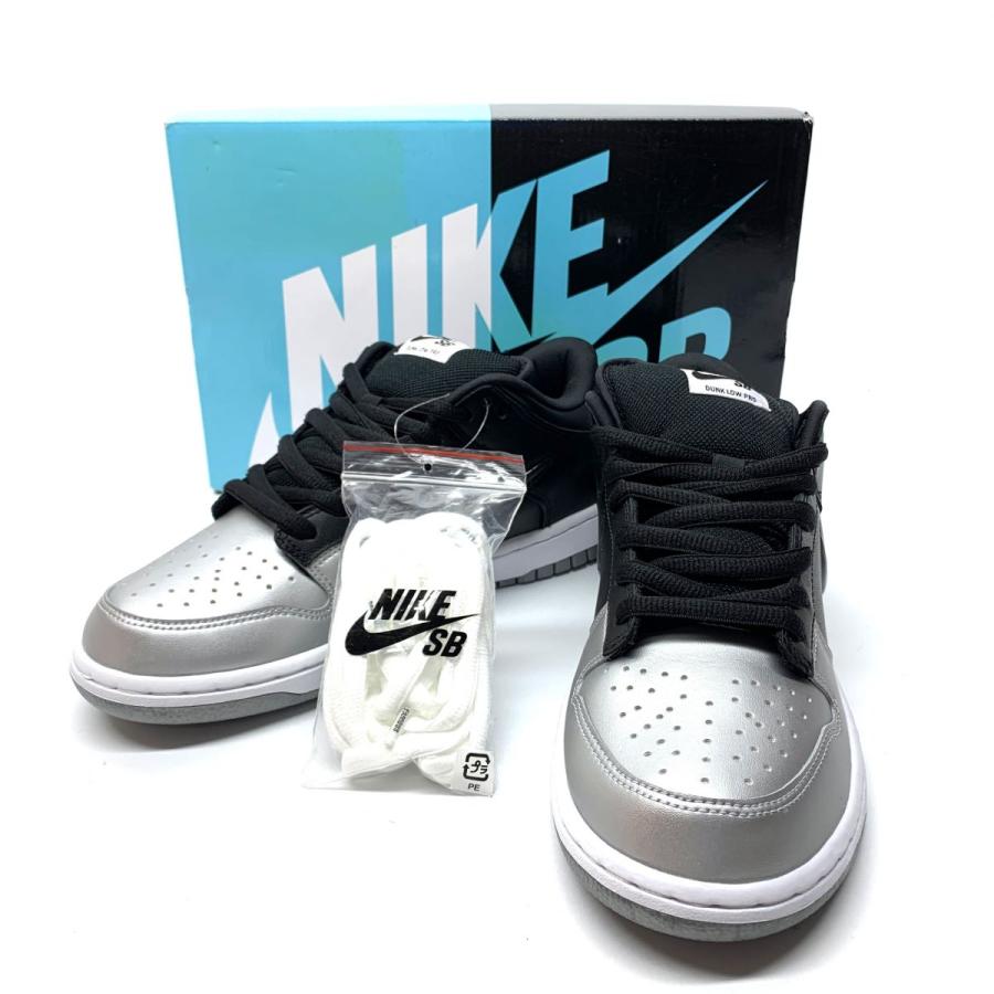 tu153s Supreme × Nike Dunk Low "Metallic Silver/Black" CK3480-001 27cm ...