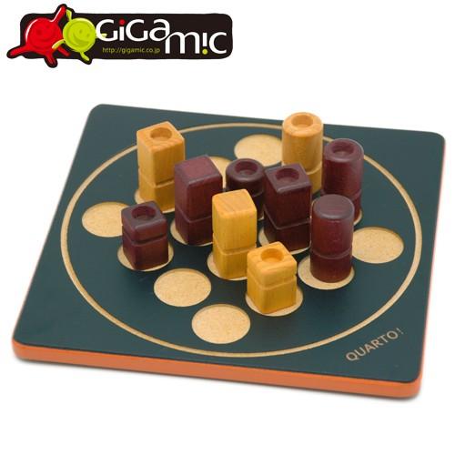 Gigamic ボードゲーム Gigamic/ギガミック 社 QUARTO mini クアルト・ミニ 日本正規品脳トレ パズル 5歳 おもちゃ 知育玩具 入園 入学 : 木のおもちゃ コモック ...
