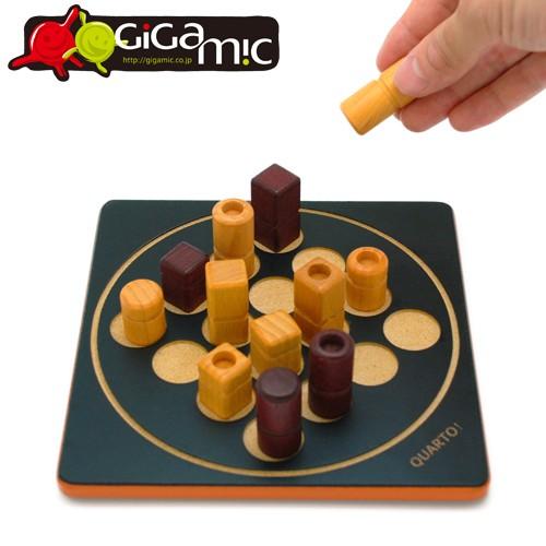 Gigamic ボードゲーム Gigamic/ギガミック 社 QUARTO mini クアルト・ミニ 日本正規品脳トレ パズル 5歳 おもちゃ 知育玩具 入園 入学 : 木のおもちゃ コモック ...