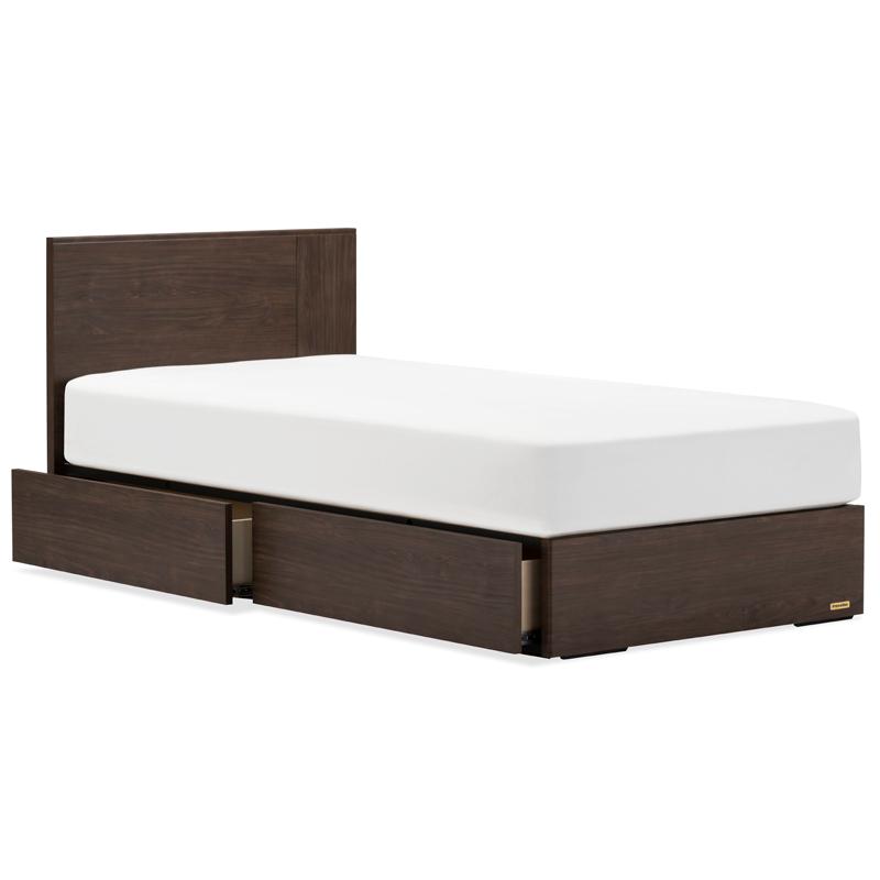 フランスベッド ベッド FranceBed エディ EY-01F フレームのみ セミダブル フラットヘッド レッグタイプ 引出しタイプ スノコ仕様 シンプル モダン 国産 日本製 : 木下家具 ...