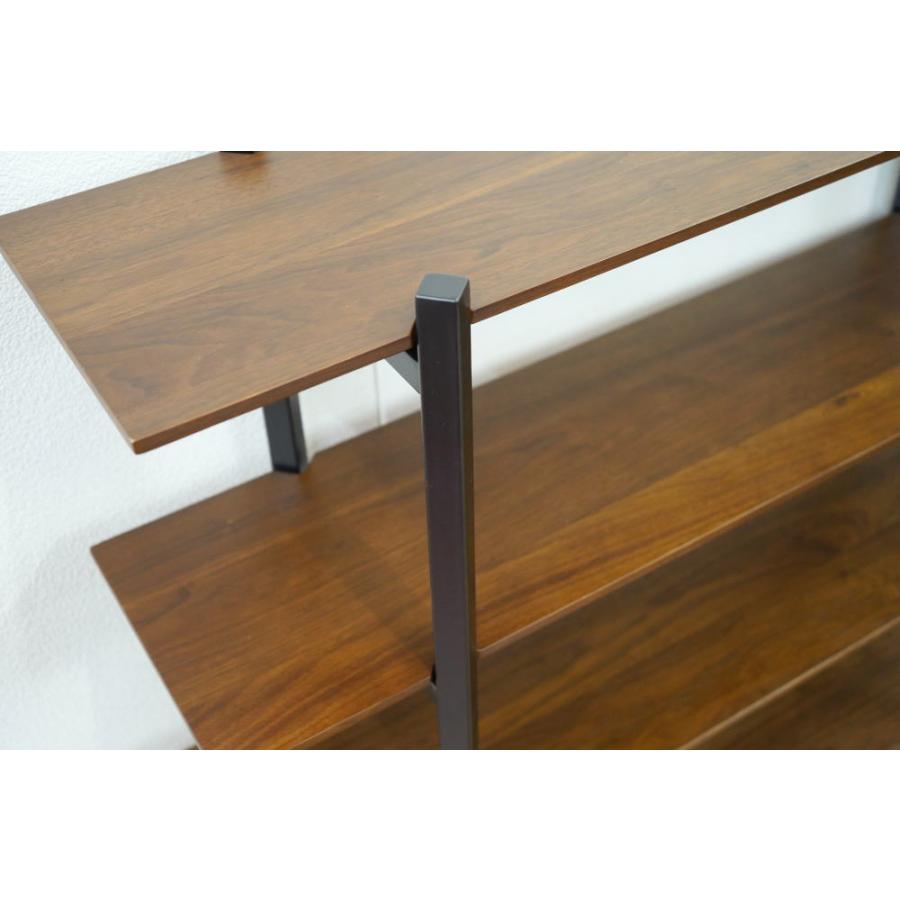 オープンラック フリーラック 棚 リズ LIZZ 幅100cm 5段 オープンシェルフ ディスプレイ ブラック脚 スタイリッシュ 多目的 飾り棚 リビング シンプル : 木下家具 - 通販 ...