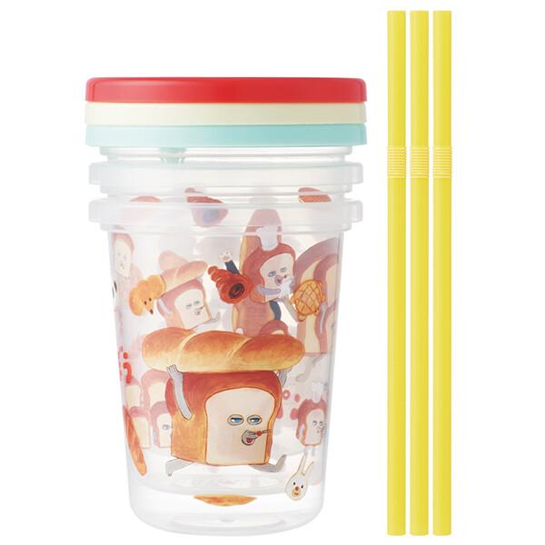 パンどろぼう「ストロー付きタンブラー 320ml 3個セット」 : skt-691423 : 金箔屋本舗Gold-shop - 通販 - Yahoo!ショッピング