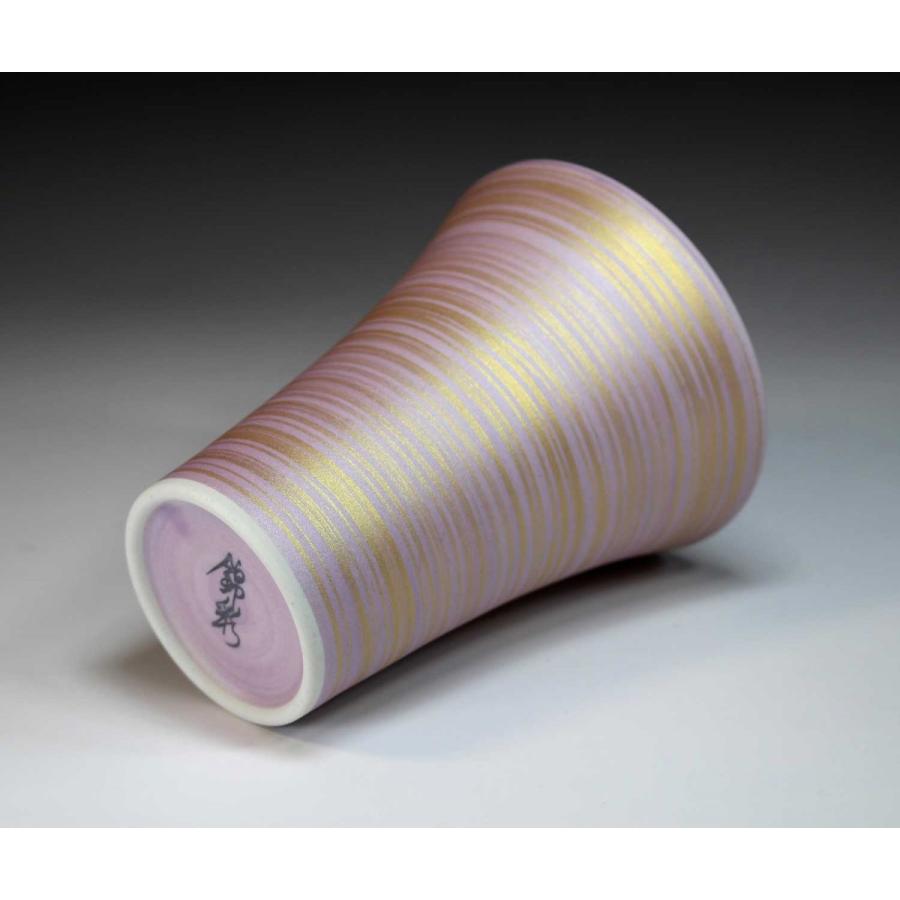 有田焼 窯変艶消し釉金彩刷毛目ワインカップA｜陶芸作家 藤井錦彩 作 : 有田焼 藤井錦彩窯 - 通販 - Yahoo!ショッピング