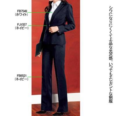 ヌーヴォ FP6521 パンツ 21号-23号 オフィスウェア 事務服 制服 : 作業