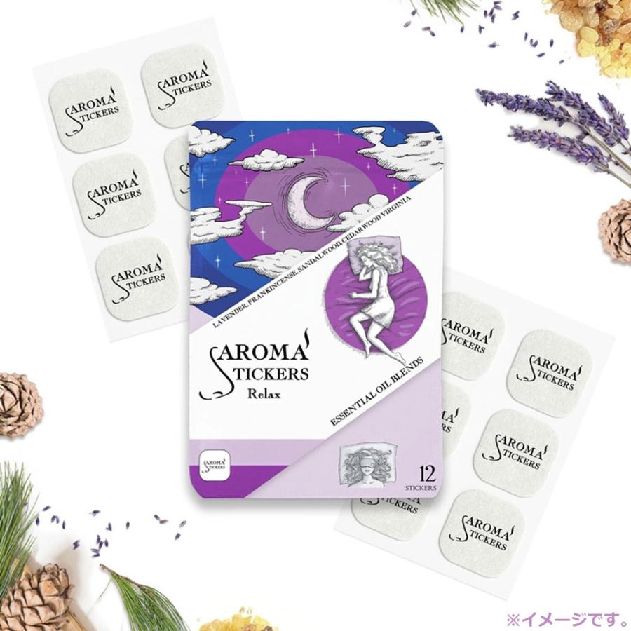 AROMA STICKERS(アロマスティッカーズ) リラックス 12枚入 : 金太郎SHOP - 通販 - Yahoo!ショッピング