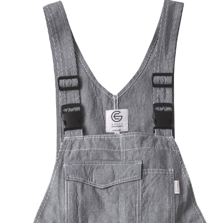 サロペット 春夏物 メンズ レディース 送料無料 オーバーオール ストライプ つなぎ 大きいサイズ 4L 作業服 GE-584 作業着 キャンプ アウトドア 動きやすい : sk-ge584 ...