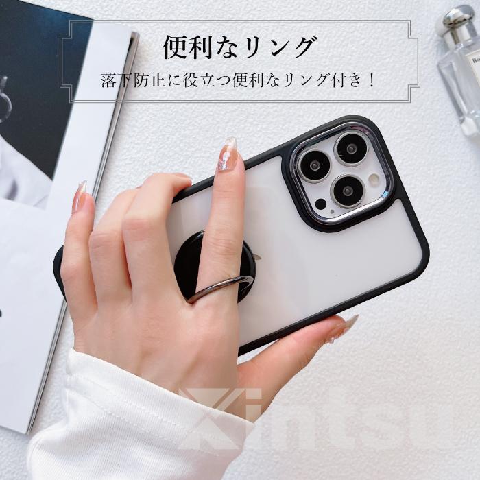 Galaxy a53 5g ケース リング付き スマホケース ギャラクシーa53 カバー クリア スマホケース Galaxy S22 ケース スマホリング付き 韓国 クリアケース YH TJ ...