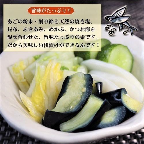 【送料無料】漁師のあご 浅漬けの素 230g×5個セット 国産あご あさ漬け塩 浅漬け塩 きゅうり キャベツ 白菜 ナス にんじん 大根 ...