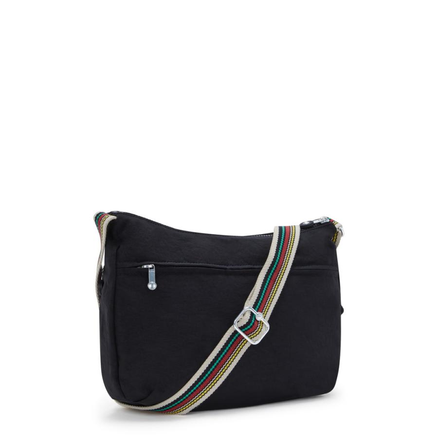 kipling（キプリング） 公式 ショルダーバッグ IZELLAH(Black Stripe WF) イゼラー(ブラックストライプWF ...