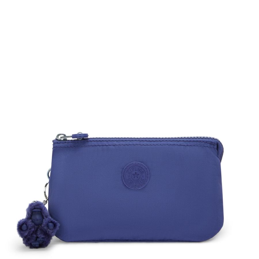 kipling（キプリング） 公式 ポーチ CREATIVITY L(Ocean Blue) クリエイティビティエル(オーシャンブルー) K1326524U ベーシック コレクション : 公式 ...