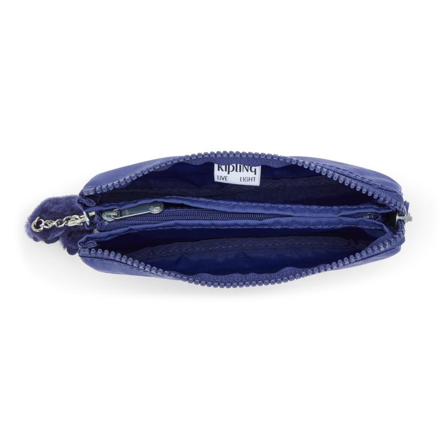 kipling（キプリング） 公式 ポーチ CREATIVITY L(Ocean Blue) クリエイティビティエル(オーシャンブルー) K1326524U ベーシック コレクション : 公式 ...