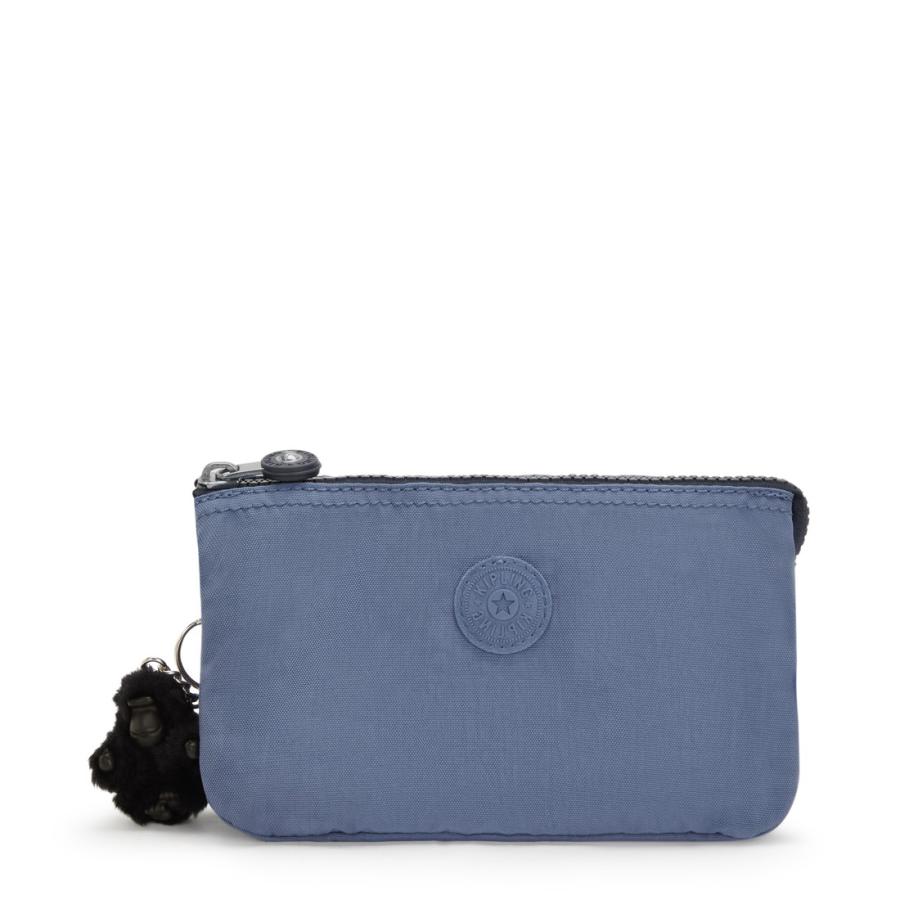 kipling キプリング 公式 ポーチ CREATIVITY L(Blue Lover) クリエイティビティエル(ブルーラバー) K1326556V ベーシック コレクション : 公式 ...