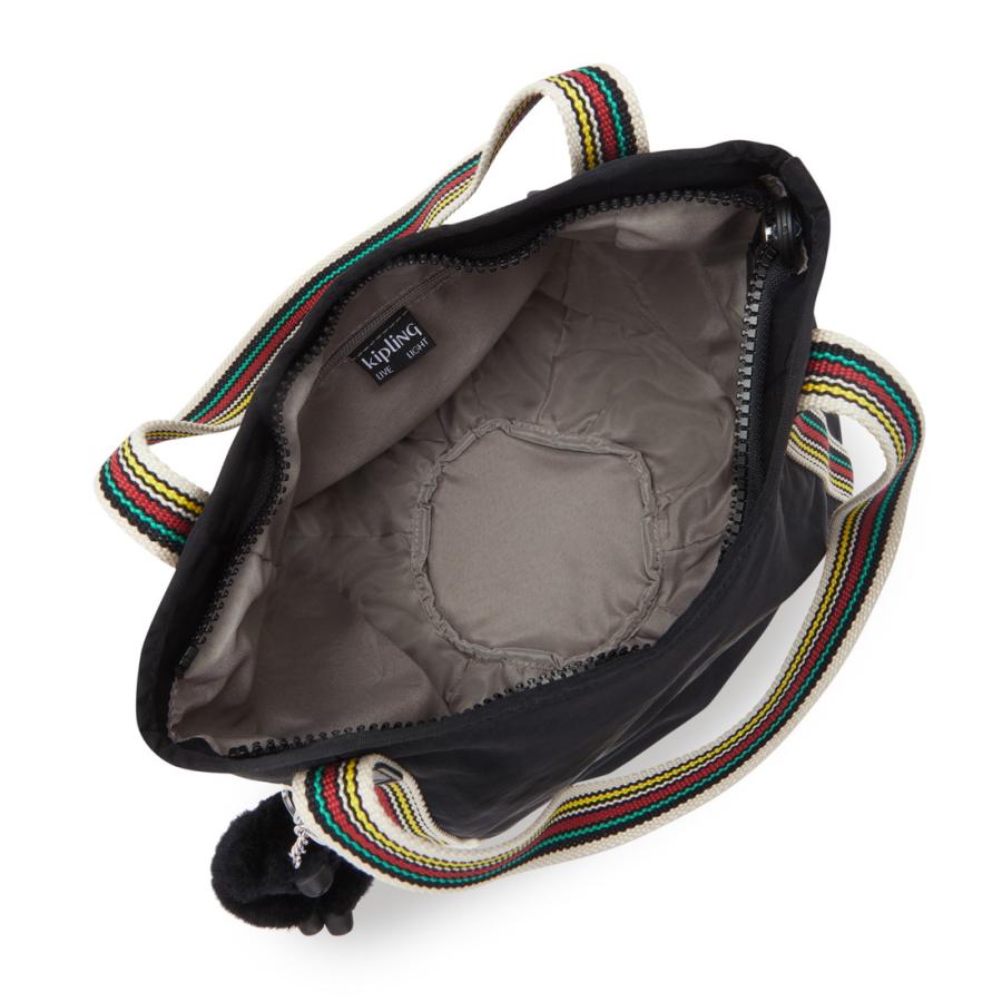 kipling キプリング 公式 トートバッグ BALLOON(Black Stripe WF) バルーン(ブラックストライプWF ...