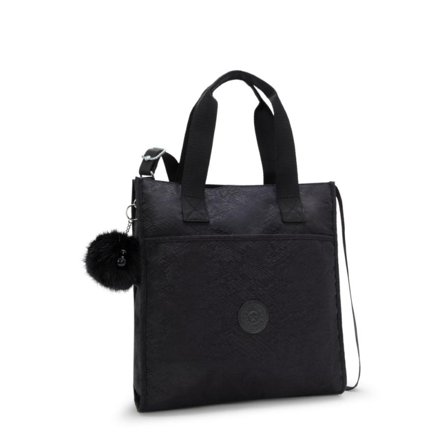 kipling キプリング 公式 トートバッグ INARA L(Python Embossed) イナラエル(パイソンエンボス) KI24740NP ベーシックプラス コレクション : 公式 ...