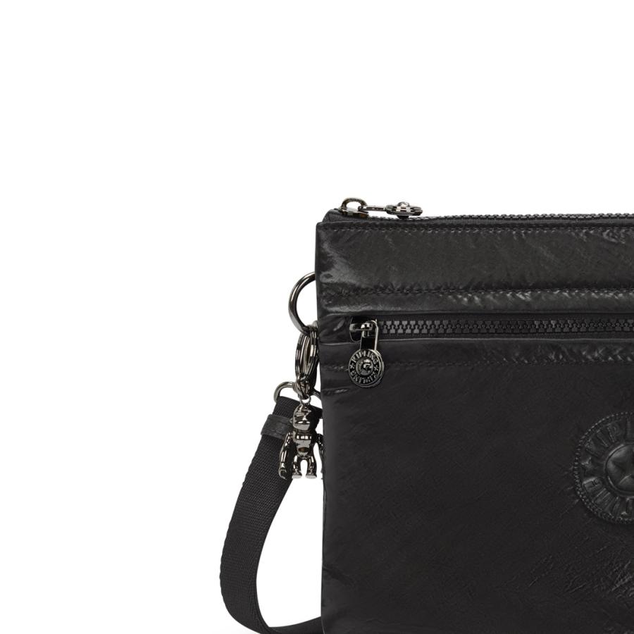 kipling キプリング 公式 ショルダーバッグ RIRI L ZIP(Jet Black Glam) リリエルジップ(ジェットブラック ...