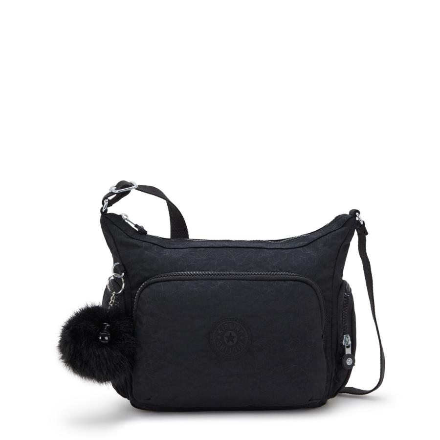 kipling キプリング 公式 ショルダーバッグ GABB S(Black Floral Em) ガブエス(ブラックフローラルエンボス) KI461128Y 日本限定コレクション : 公式 ...