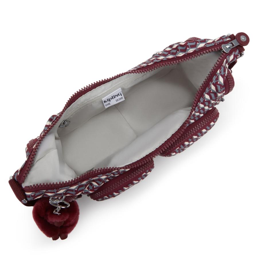 kipling キプリング 公式 ショルダーバッグ RIKKA S(3DK Wine) リッカエス(3D K ワイン) KI52711PB ベーシックプリント コレクション : 公式 ...