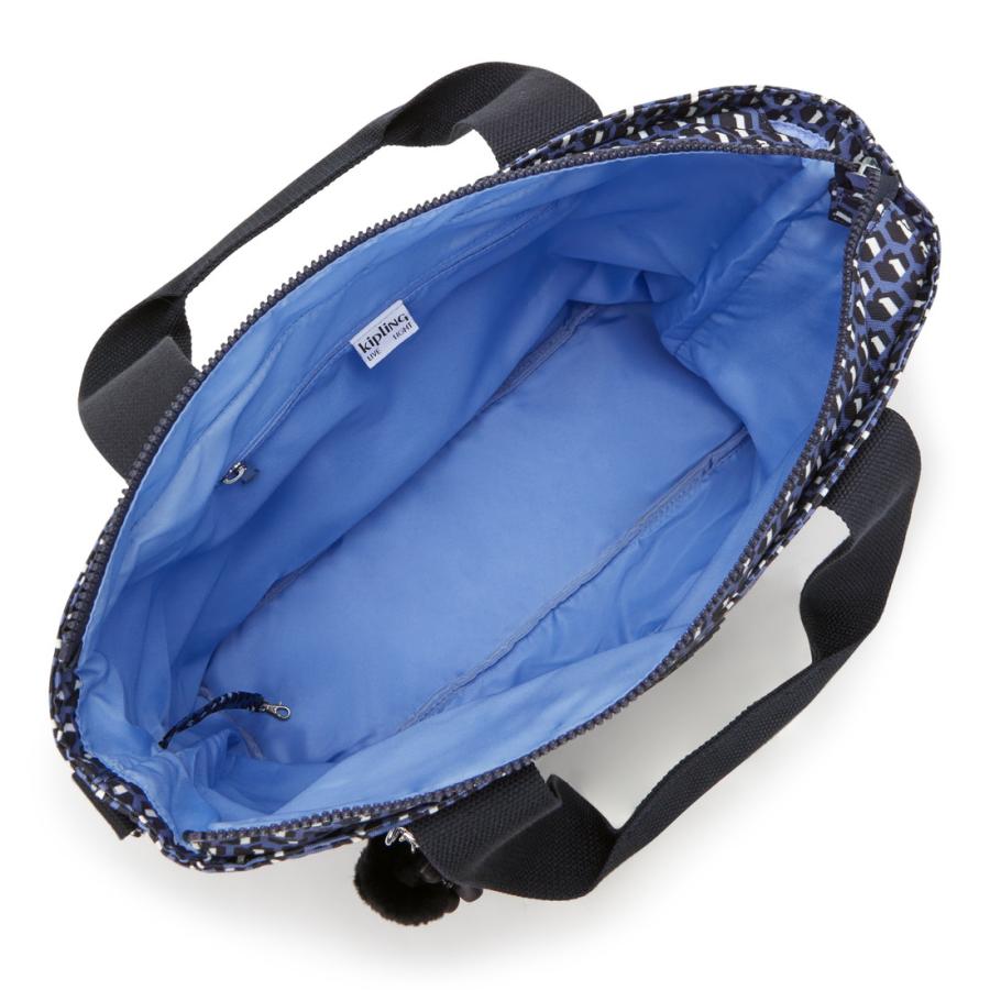 kipling キプリング 公式 トートバッグ MINTA L(3D K Blue) ミンタエル(3D ブルー) KI53794JS 期間限定価格 2025/8/31 まで : 公式 ...