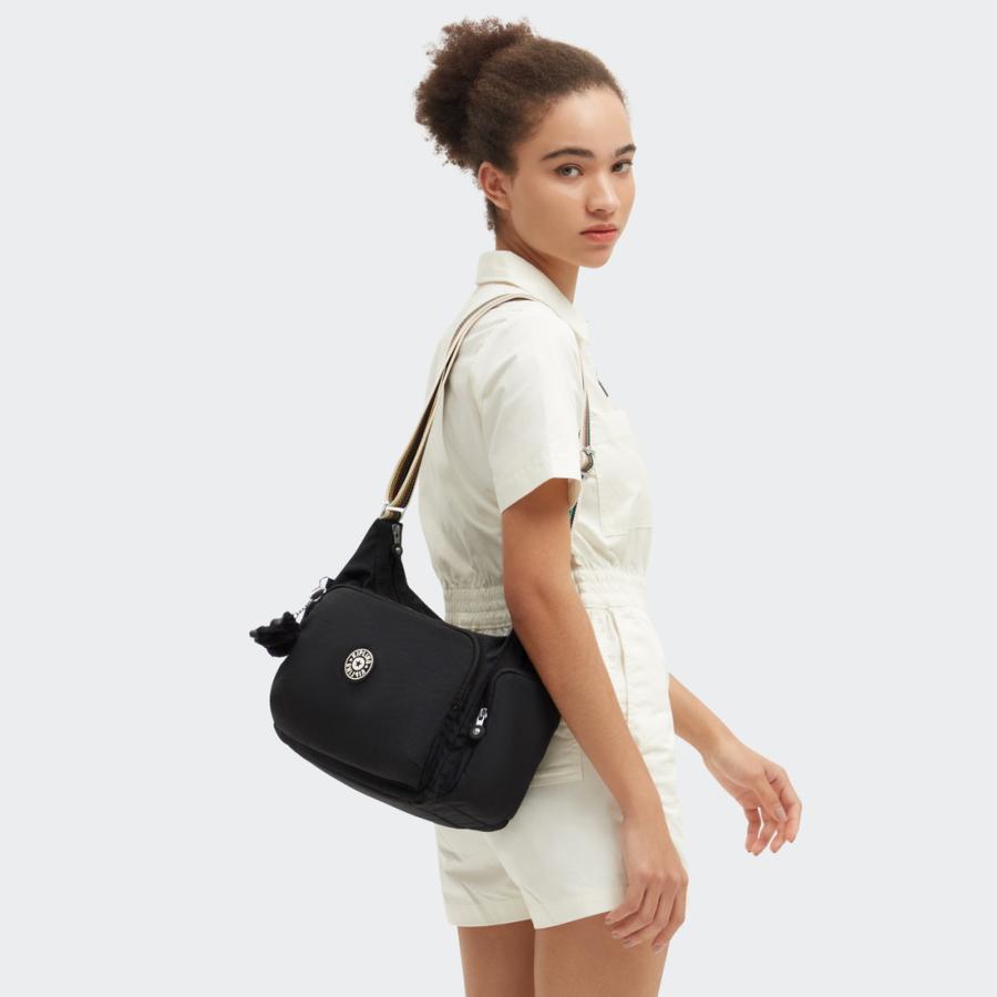 kipling キプリング 公式 ショルダーバッグ GABB(Black Stripe WF) ガブ(ブラックストライプWF) KI57405ET 日本限定コレクション : 公式 キプリング ...