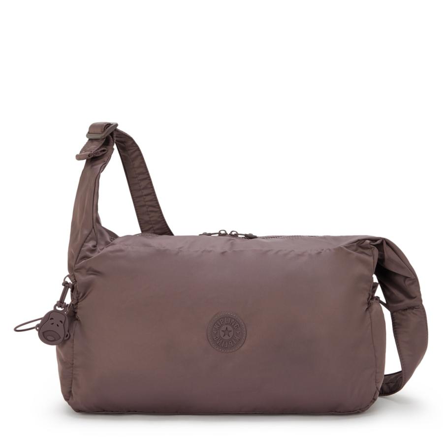 kipling キプリング 公式 ショルダーバッグ GWYN(Simply Mocha) グウィン(シンプリーモカ) KI58237DG ...