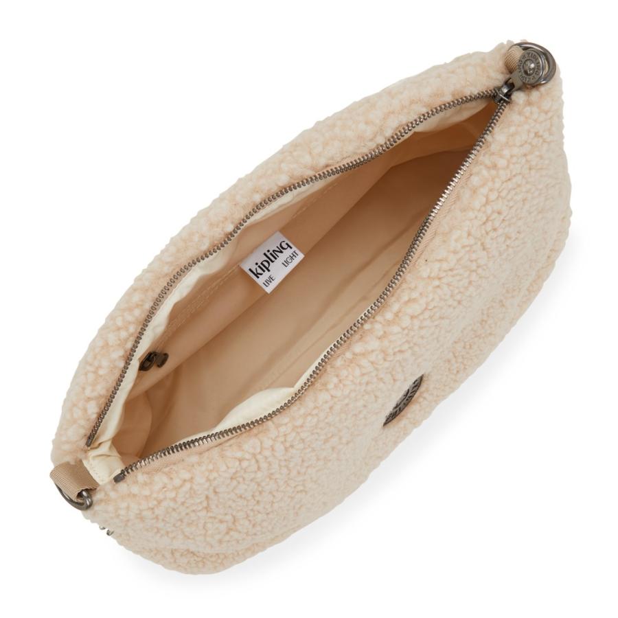 kipling キプリング 公式 ショルダーバッグ POLLIE M(Natural Fuzz) ポリーエム(ナチュラルファズ ...